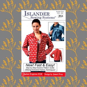 Denim Jacket Pattern Uncut Islander Sewing Systems Wearable Art ...