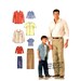 Father Son Chino Pants Pattern Uncut Mens and Boys Shirt - Etsy