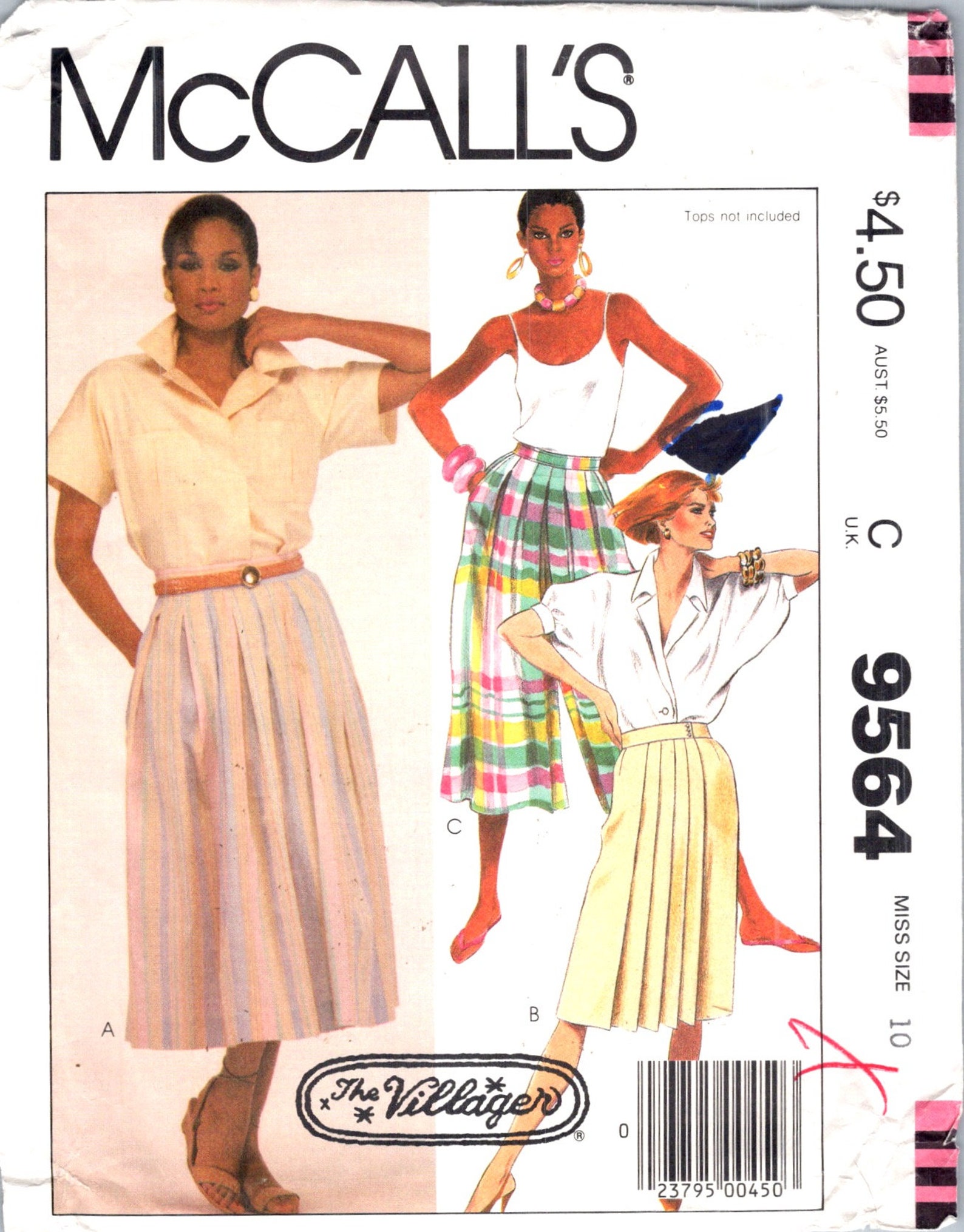 Culottes Pattern Uncut 80s Gaucho Pants Pattern Size 10 Waist - Etsy