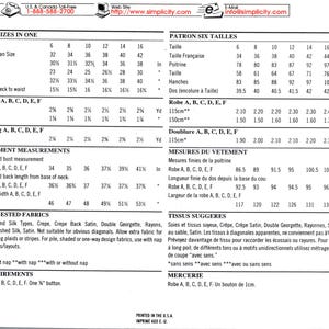 Grunge Dress Pattern 90s Bias Dress Pattern Multi Size 6-16 Bust 30.5 ...