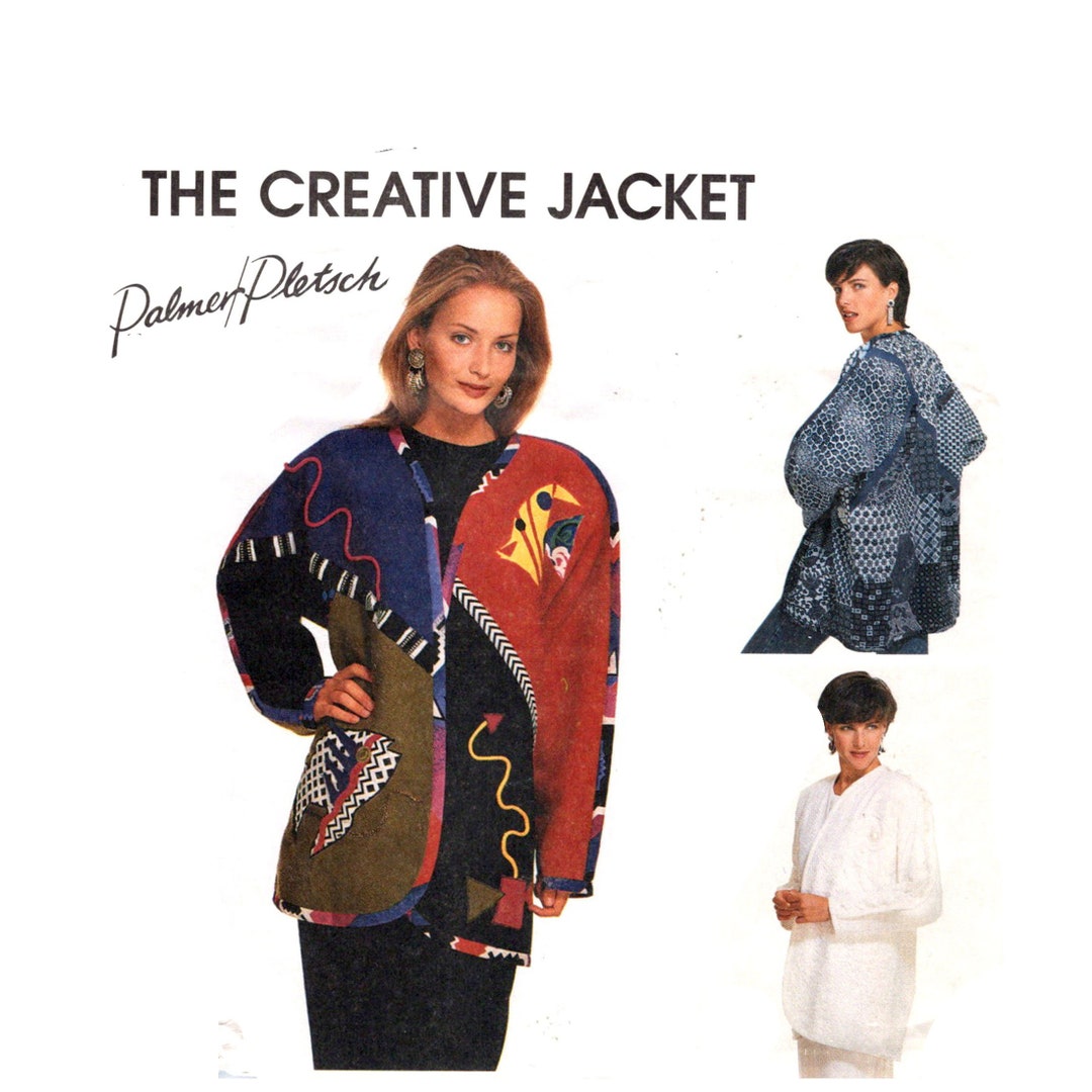 Jacket Pattern Uncut Creative Jacket Wearable Art Bust Multisize 4-6 XS ...