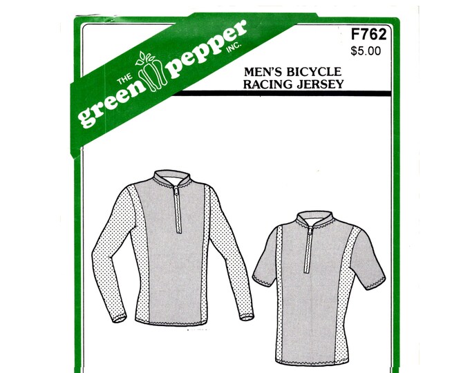 Cycling Jersey Pattern Uncut Mens Cycling Shirt Multisize Chest 34-44 ...