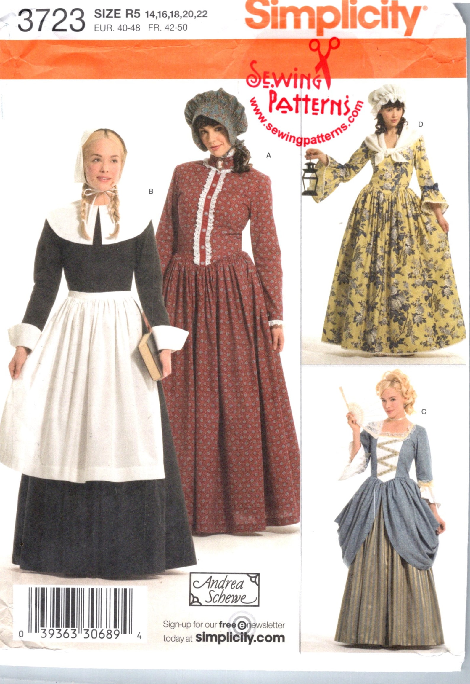 Prairie Dress Pattern Uncut Georgian Dress Pattern Pioneer - Etsy