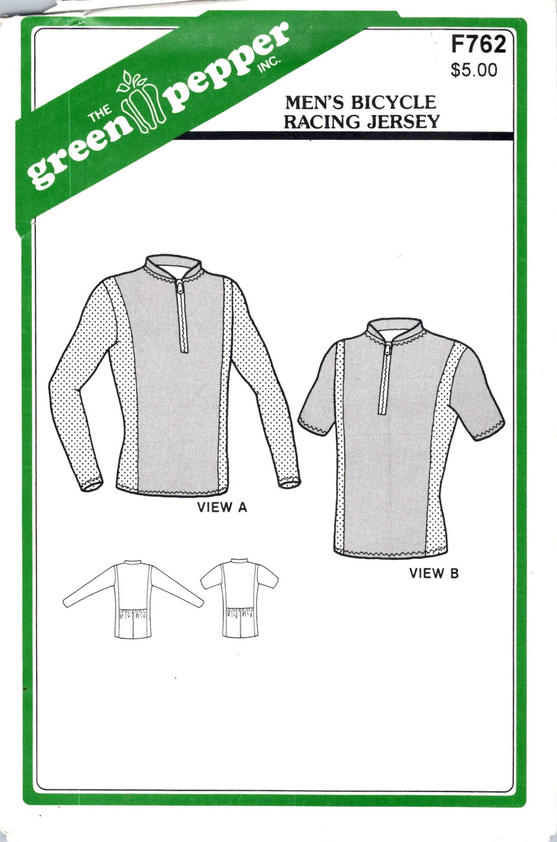 Cycling Jersey Pattern Uncut Mens Cycling Shirt Multisize - Etsy