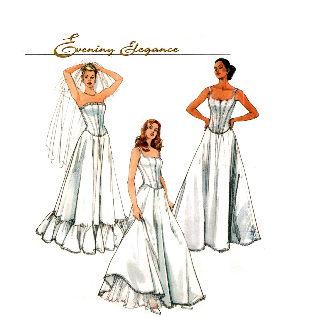 Corset Pattern Uncut Petticoat Multisize 12-18 Bust 34-40 Plus Size ...