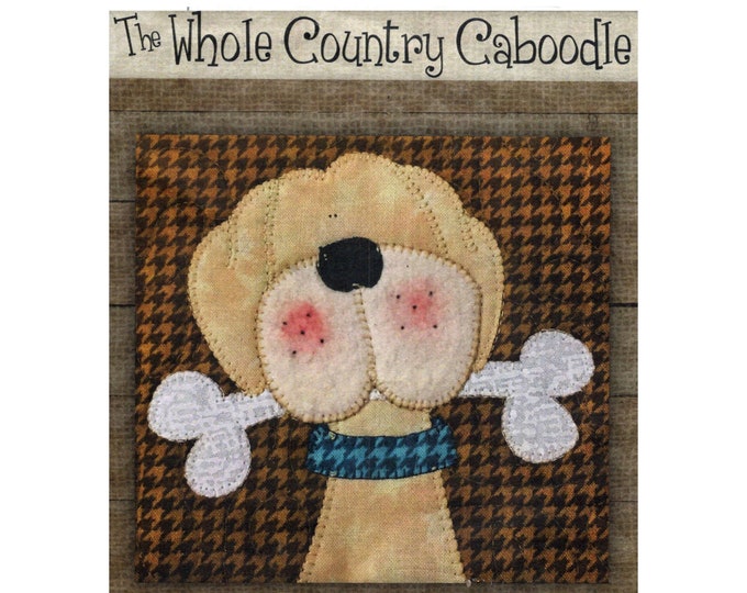 Yellow Lab Applique Quilt Block Kit NIP 8 X 8 Leanne Anderson Design ...