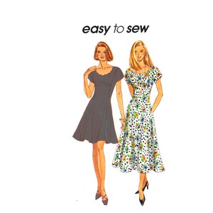 Dress Pattern Uncut 90s Sundress Pattern Pattern Multi Size 12-16 Bust ...