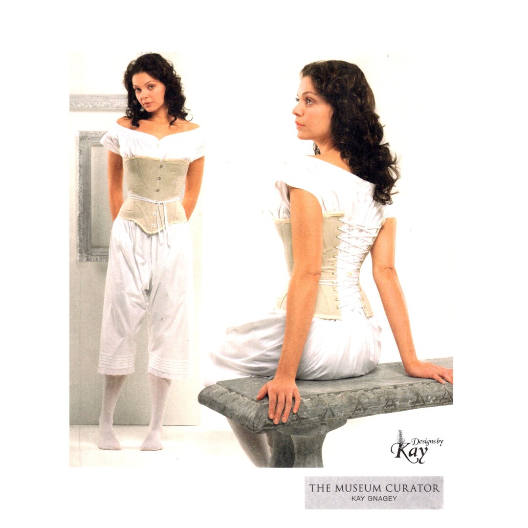 Victorian Corset Pattern Uncut Victorian Undergarments Multisize 8-14 ...