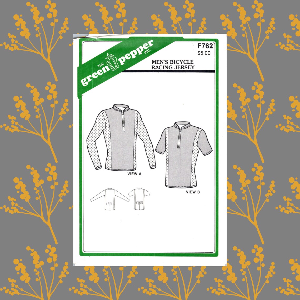 Cycling Jersey Pattern Uncut Mens Cycling Shirt Multisize - Etsy