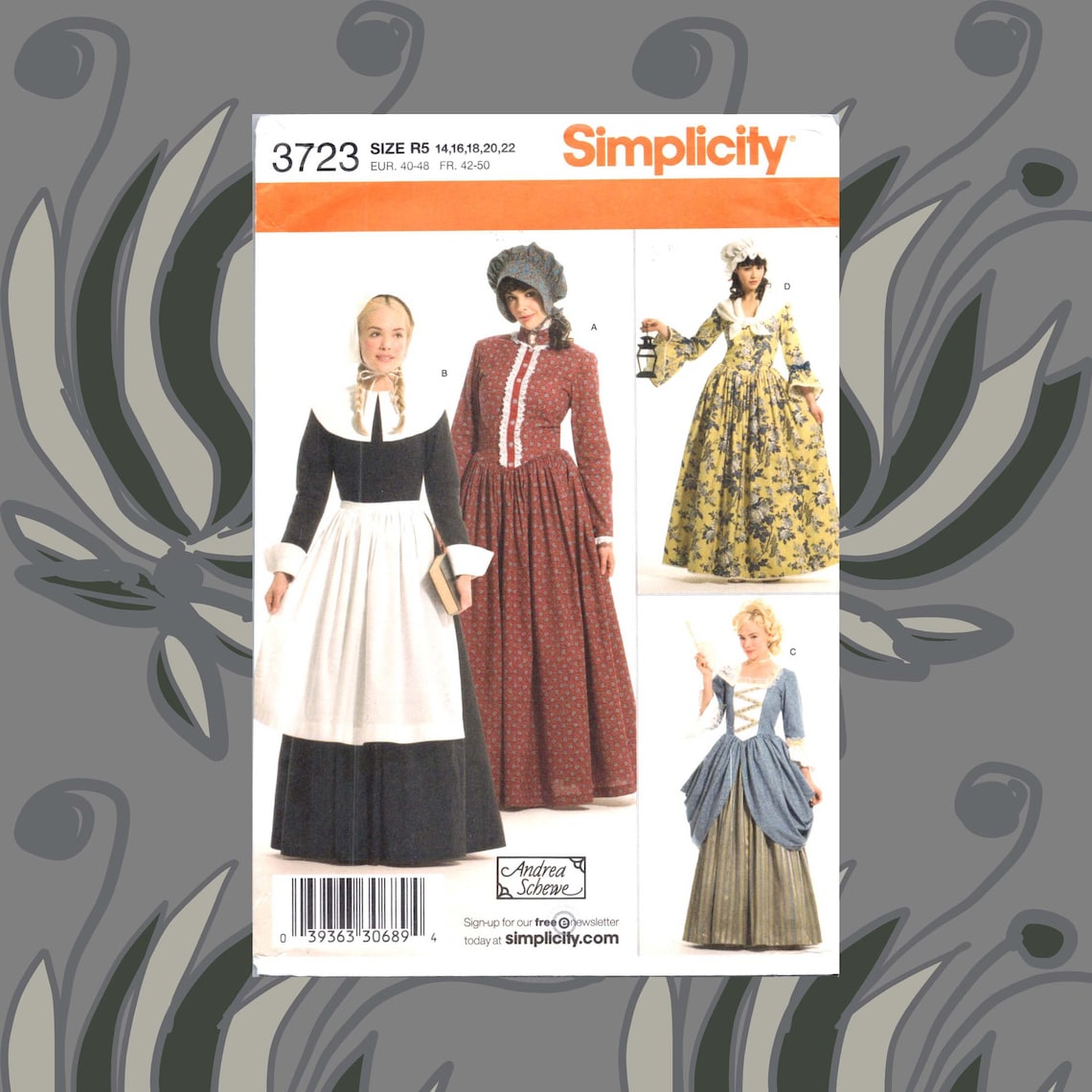 Prairie Dress Pattern Uncut Georgian Dress Pattern Pioneer - Etsy