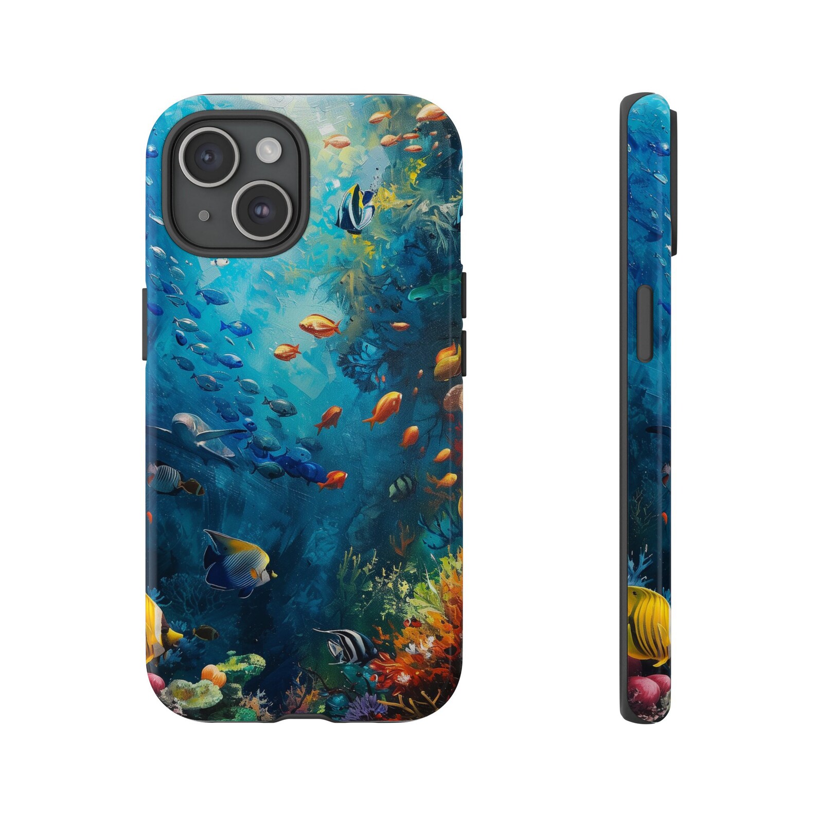 Coral Reef Phone Case, Underwater Scene, Reef Phone Case for Ocean ...