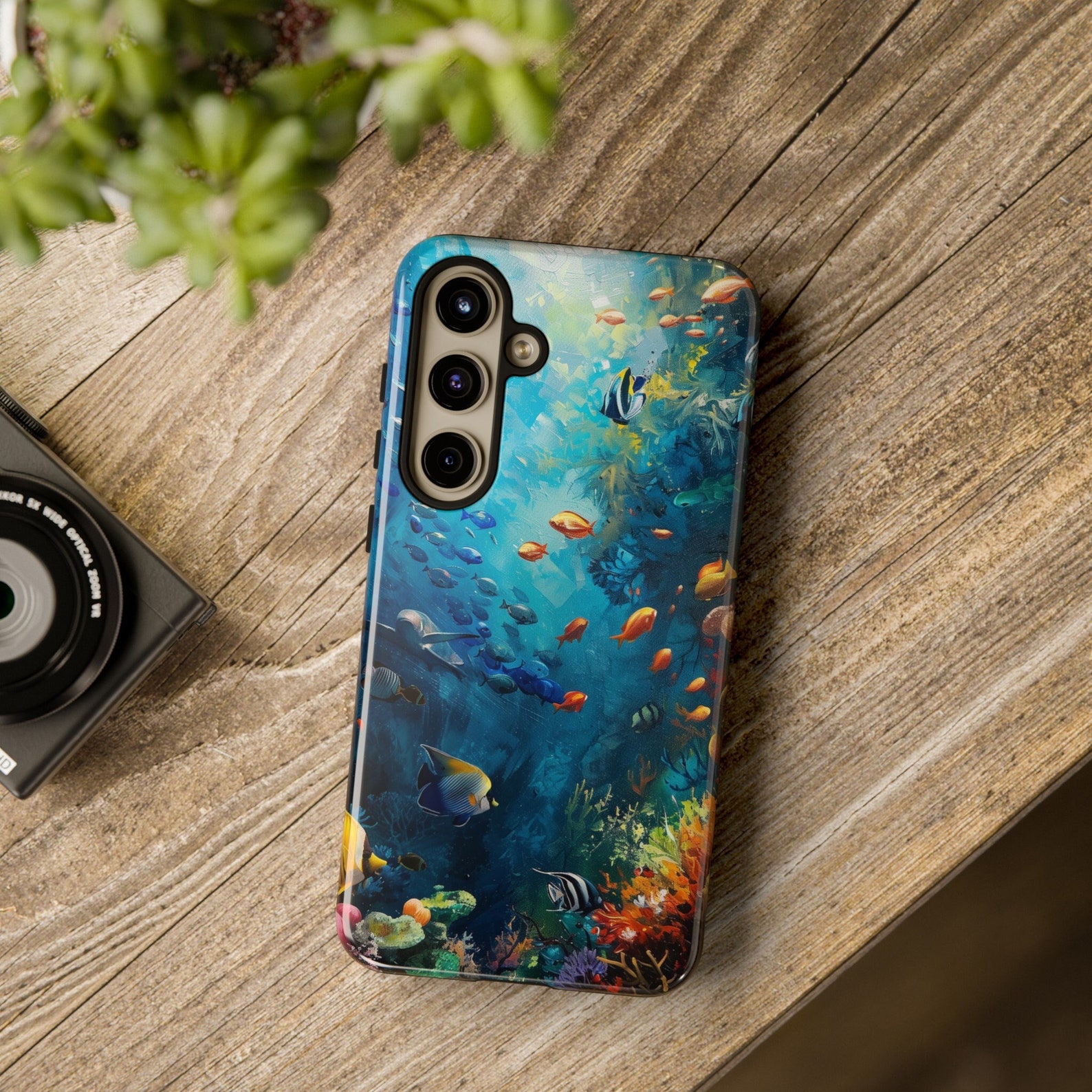 Coral Reef Phone Case, Underwater Scene, Reef Phone Case for Ocean ...