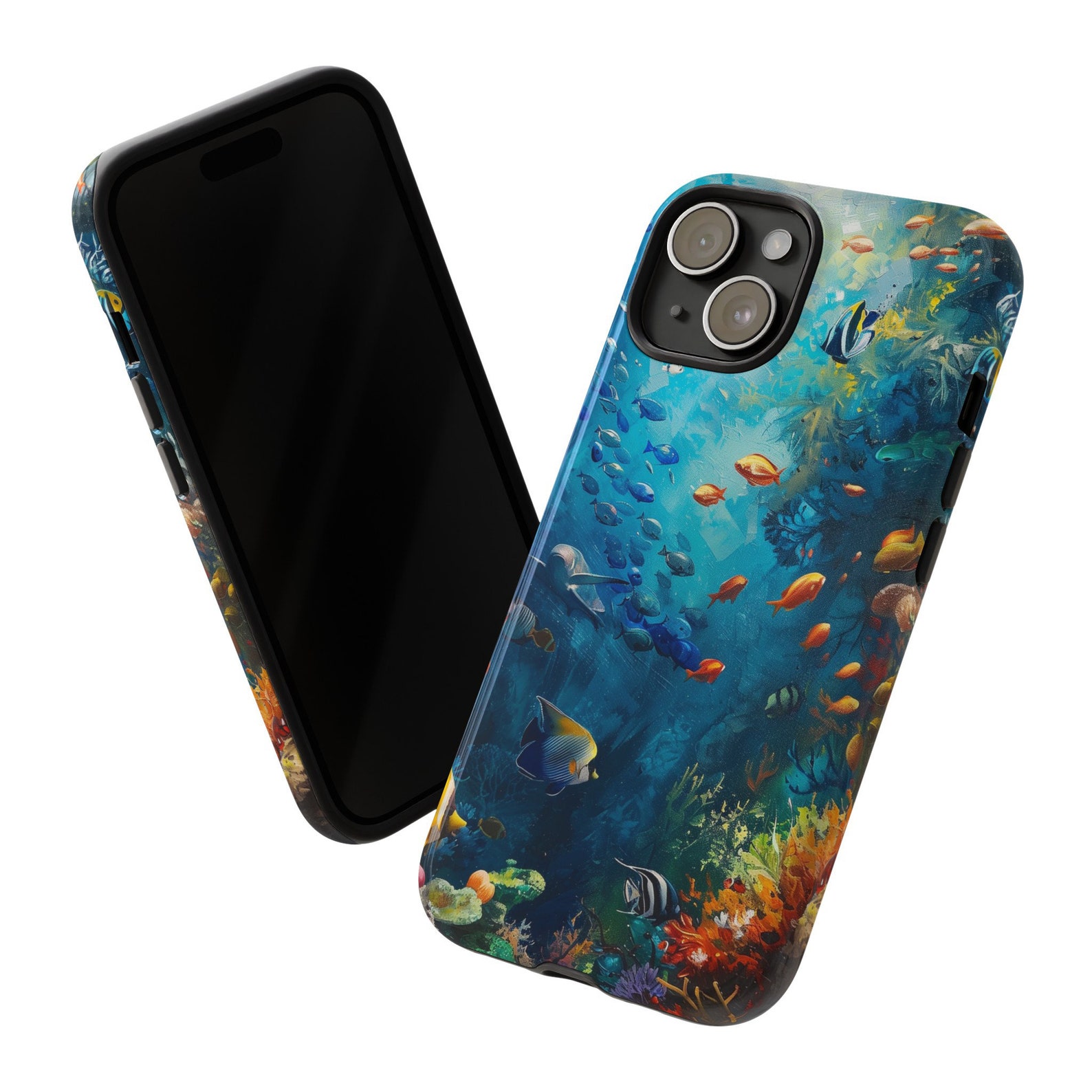 Coral Reef Phone Case, Underwater Scene, Reef Phone Case for Ocean ...