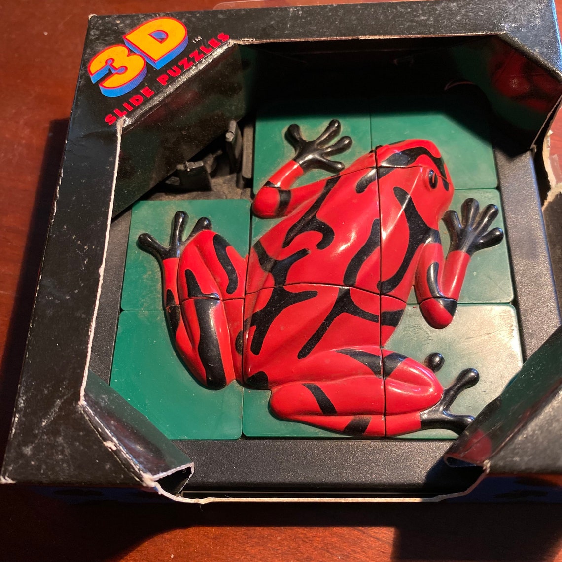 DaMert 3D Frog slide puzzle | Etsy