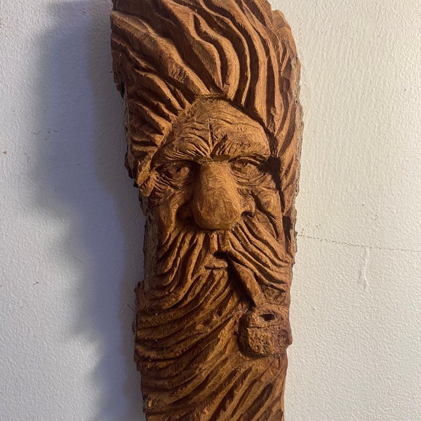 Wood Spirit Carving - Etsy