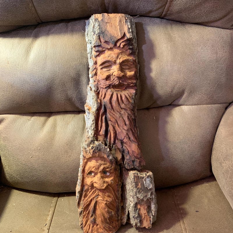 Wood Spirit Carving - Etsy