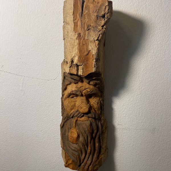 Wood Spirit Carving - Etsy