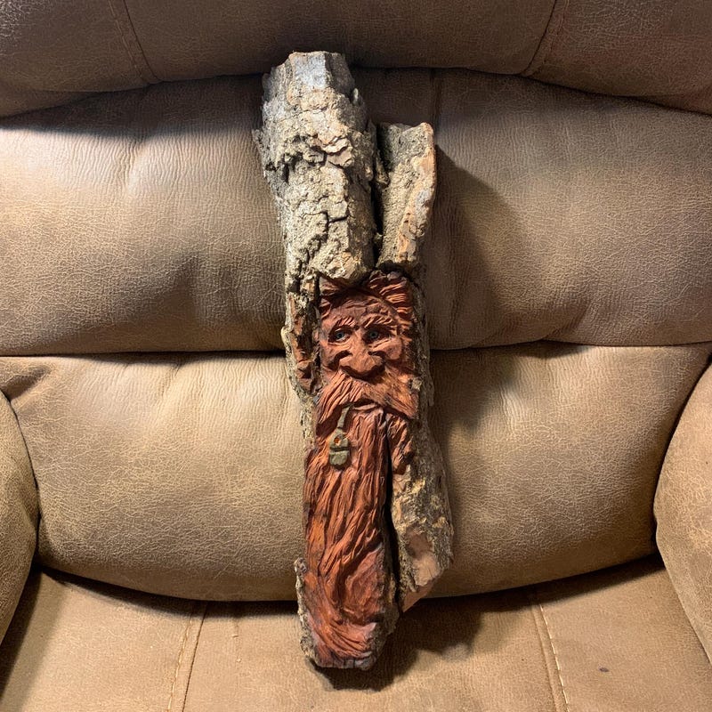 Wood Spirit Carving - Etsy