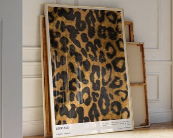 Leopard Wall Art, Leopard Photography Definition Print, Leopard Pattern ...