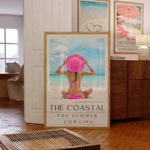Coastal Cowgirl Beachy Summer Print Set of 3, the Coastal Art Newspaper ...