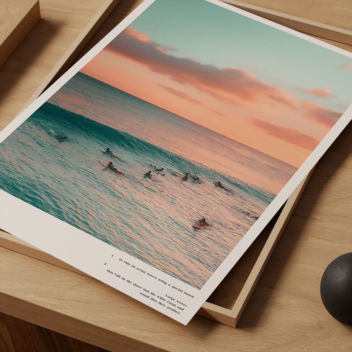 Surf Definition Wall Art, Summer Surfers Poster, Beach House and ...