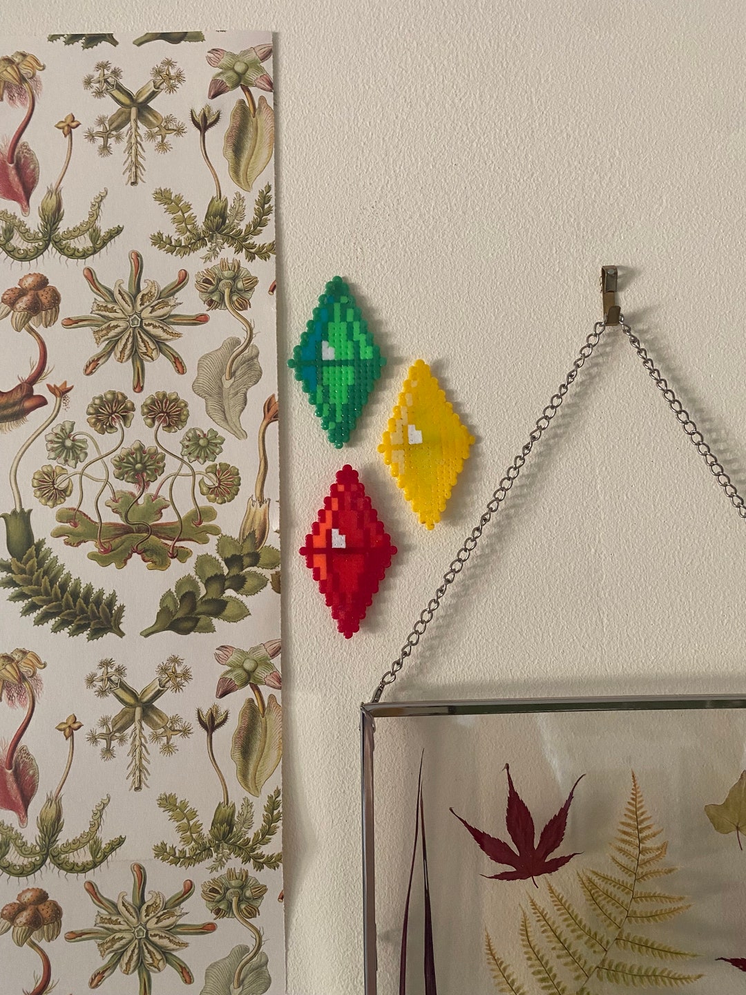 The Sims Plumbob Perler Bead Wall Decor Bundle - Etsy