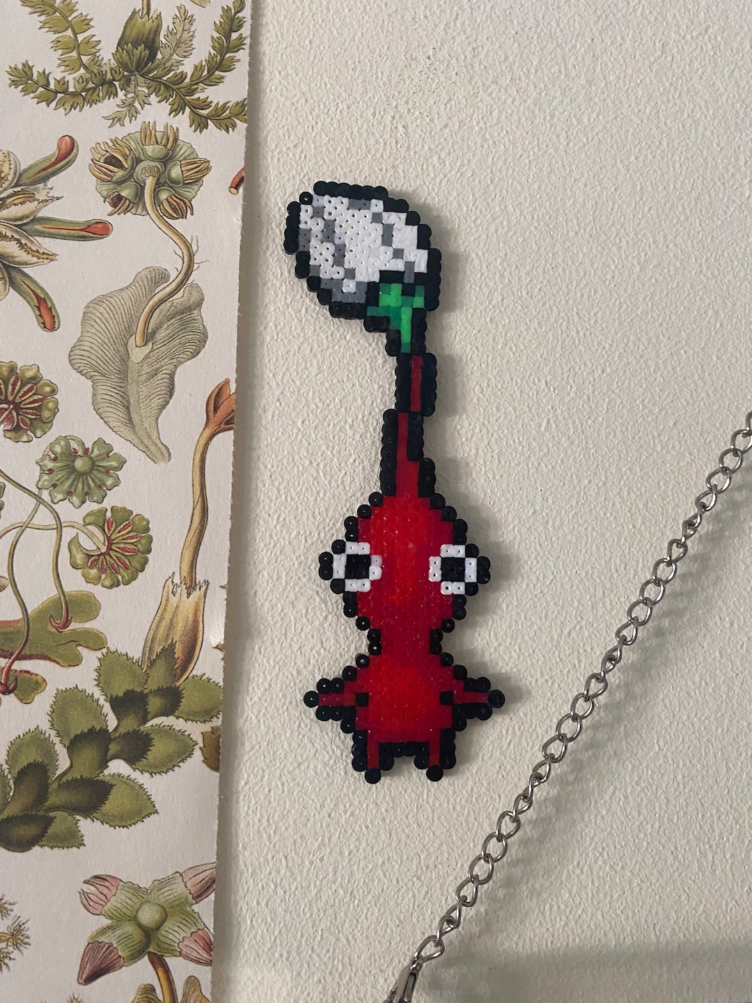 Red Pikmin Perler Bead Pixel Art Wall Decor - Etsy