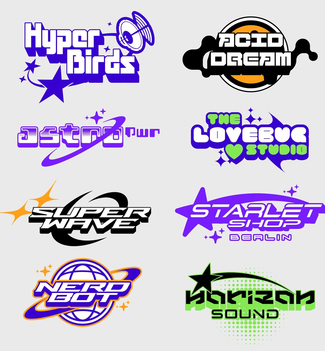 80+ Y2K PNG Logos: T-shirt Designs (digital Download) - Etsy