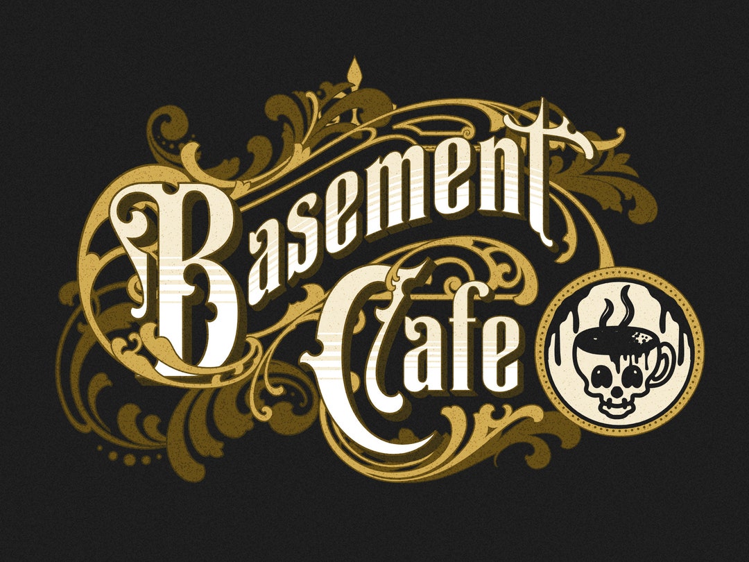 Victorian Coffee Shop Logo, Vintage Boutique Design - Etsy