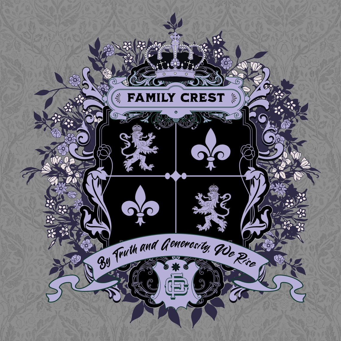 Custom Family Crest Design | Coat of Arms | Available in SVG, PNG, JPG ...
