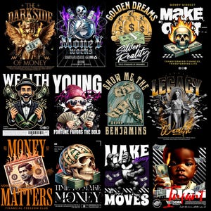 Streetwear Money PNG Designs, 100 Dollar, Trendy Digital Art Files for ...