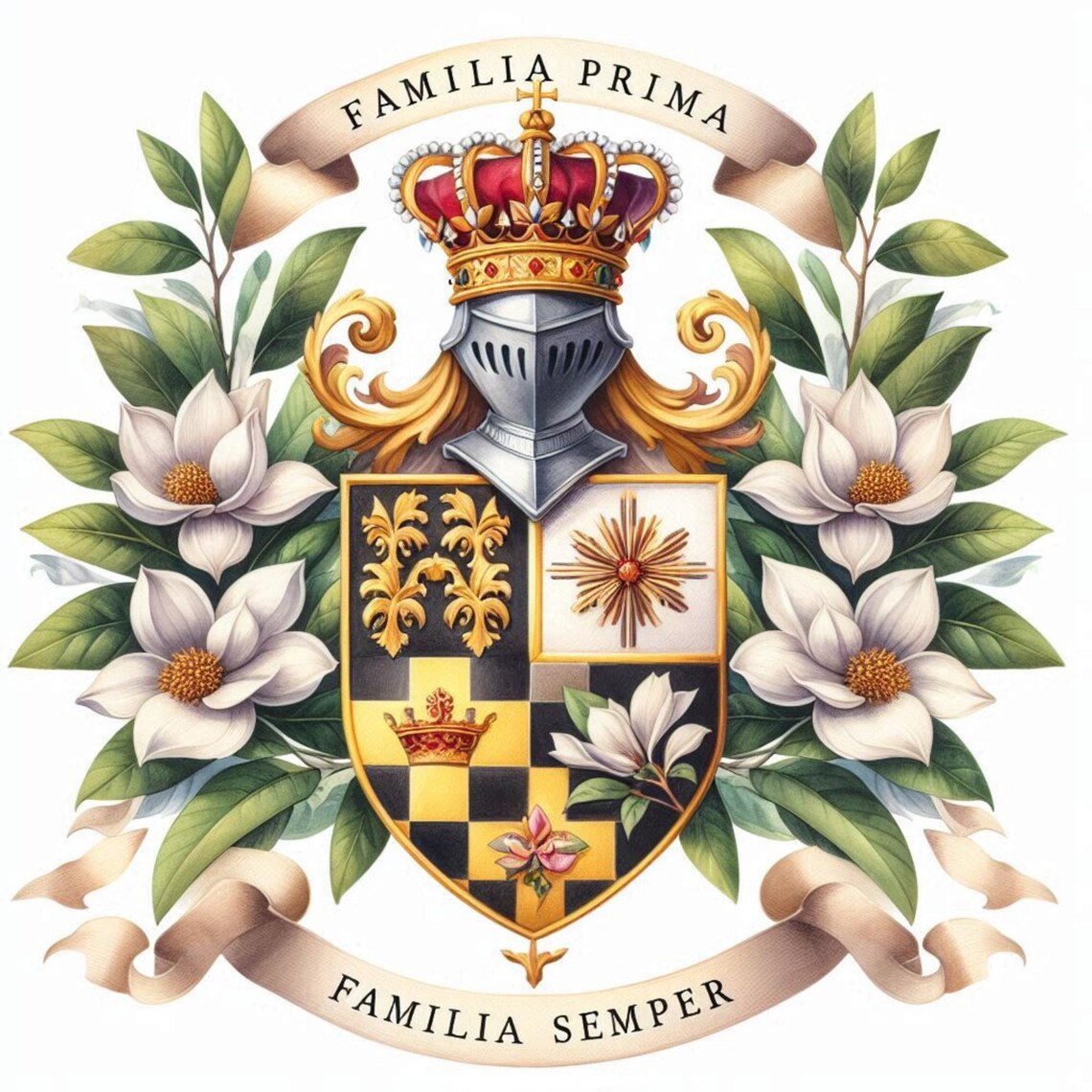 Custom Family Crest Design, Wedding Coat of Arms (JPG, PNG) - Etsy