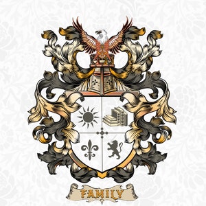 Custom Logo Design for Family Crest and Medieval Knight or Royal Family ...