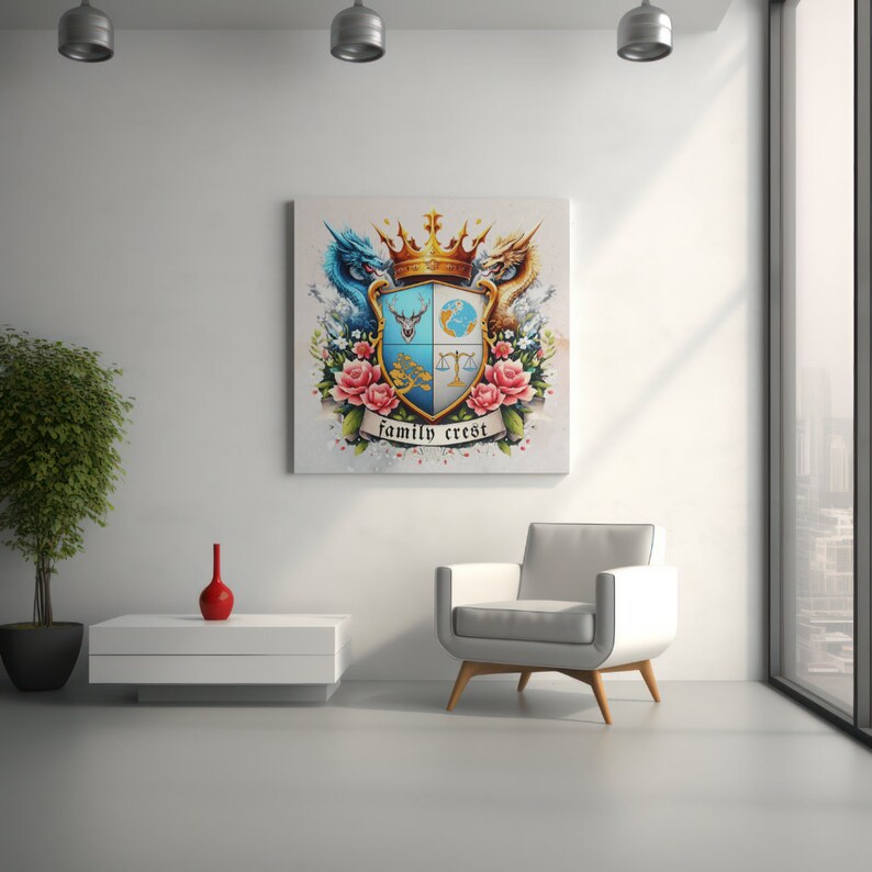 Family Crest, Custom Family Crest, Crafting and Preserving Family ...