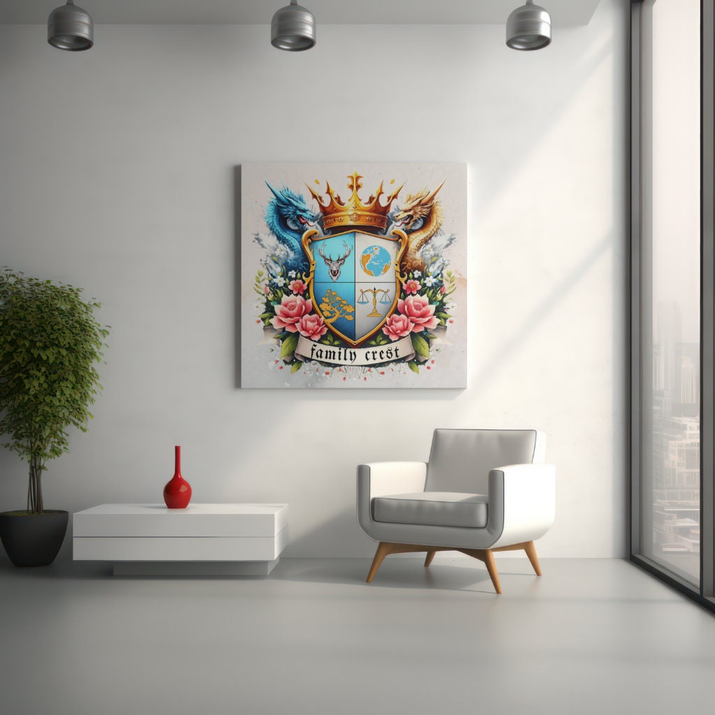 Family Crest, Custom Family Crest, Crafting and Preserving Family ...