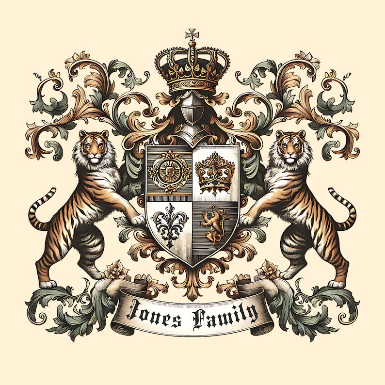 Creating Your Family Crest, Custom Family Crest, Designing and ...