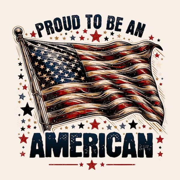Proud American - Etsy