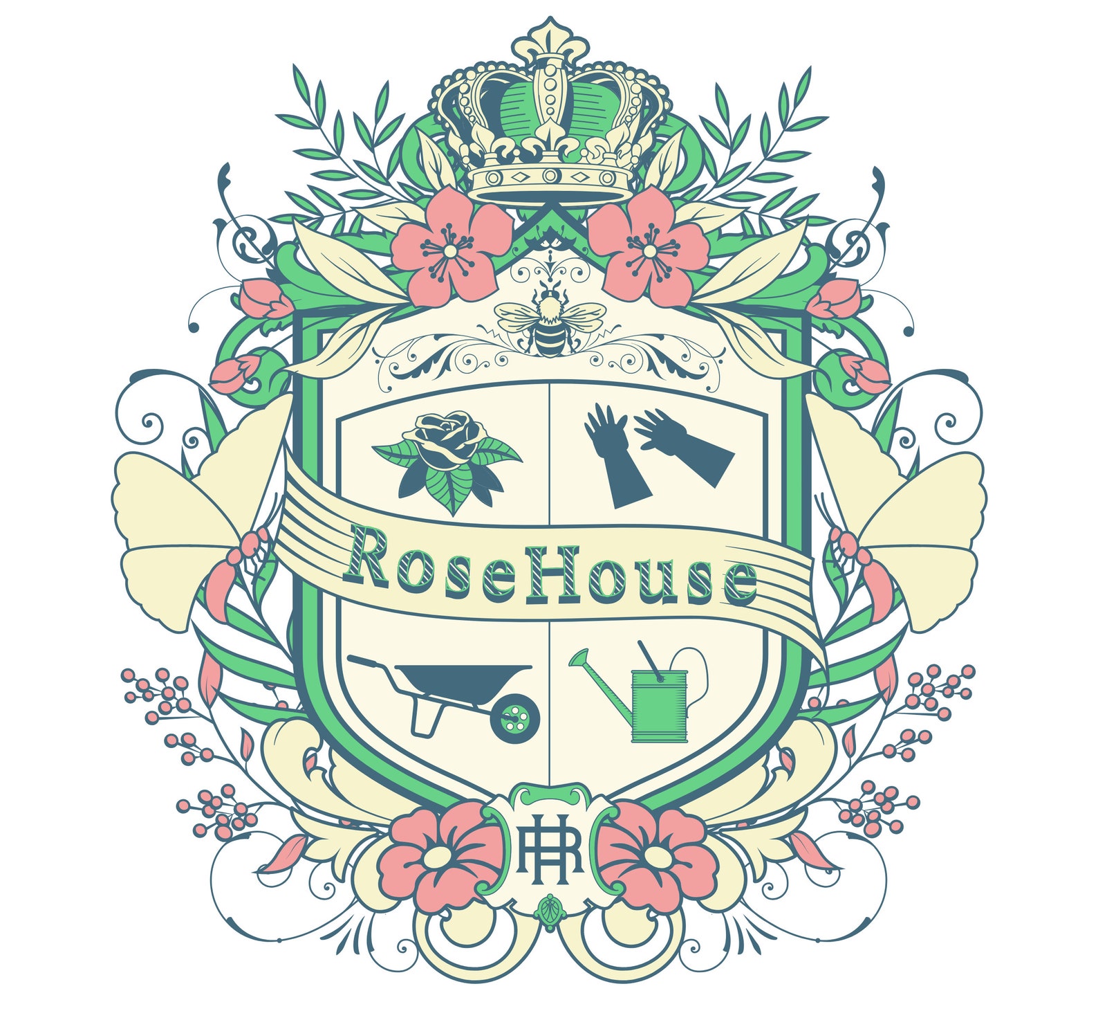Custom Family Crest Logo Design | Coat of Arms (ai, Eps, Pdf, Jpg, Svg ...