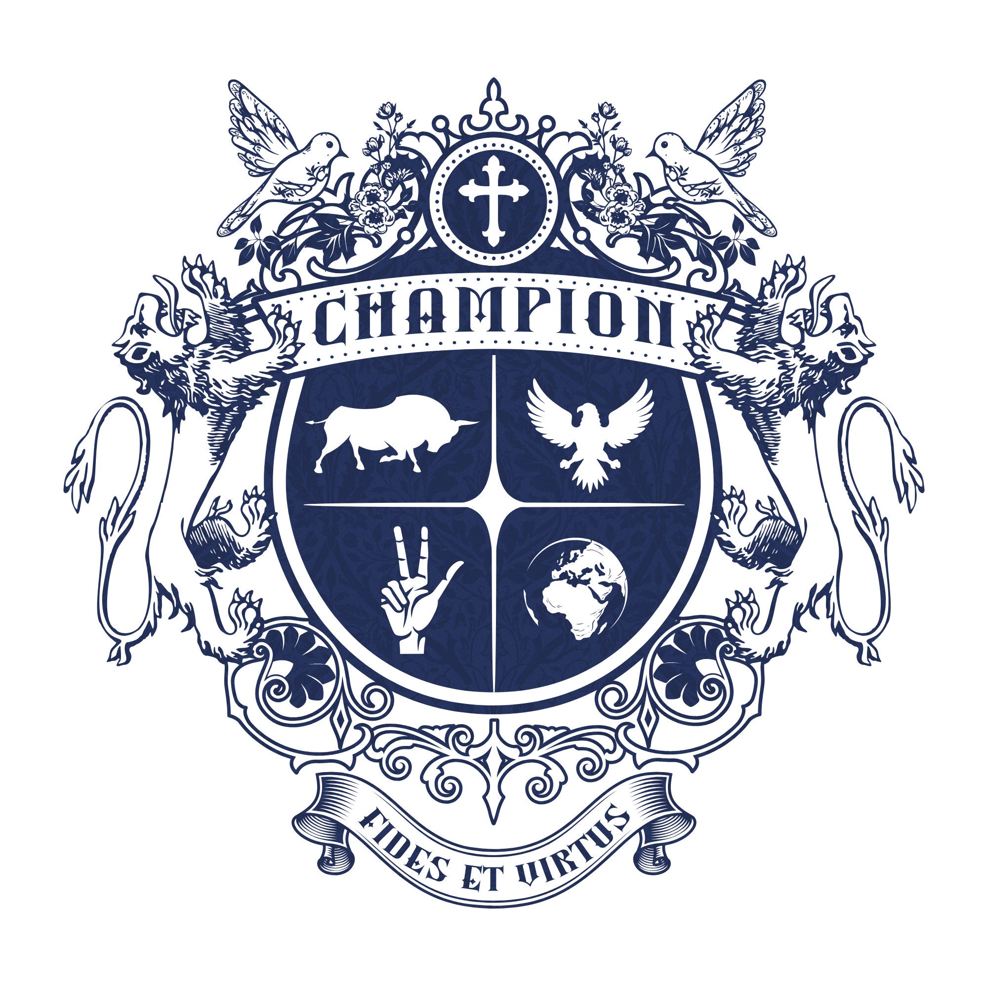 Custom Family Crests – Coat of Arms for Weddings, New Homes ...