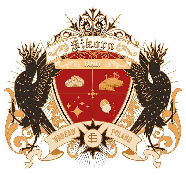 Family Crest Coat of Arms | Custom Logo Design | Family Crest Svg, Png ...