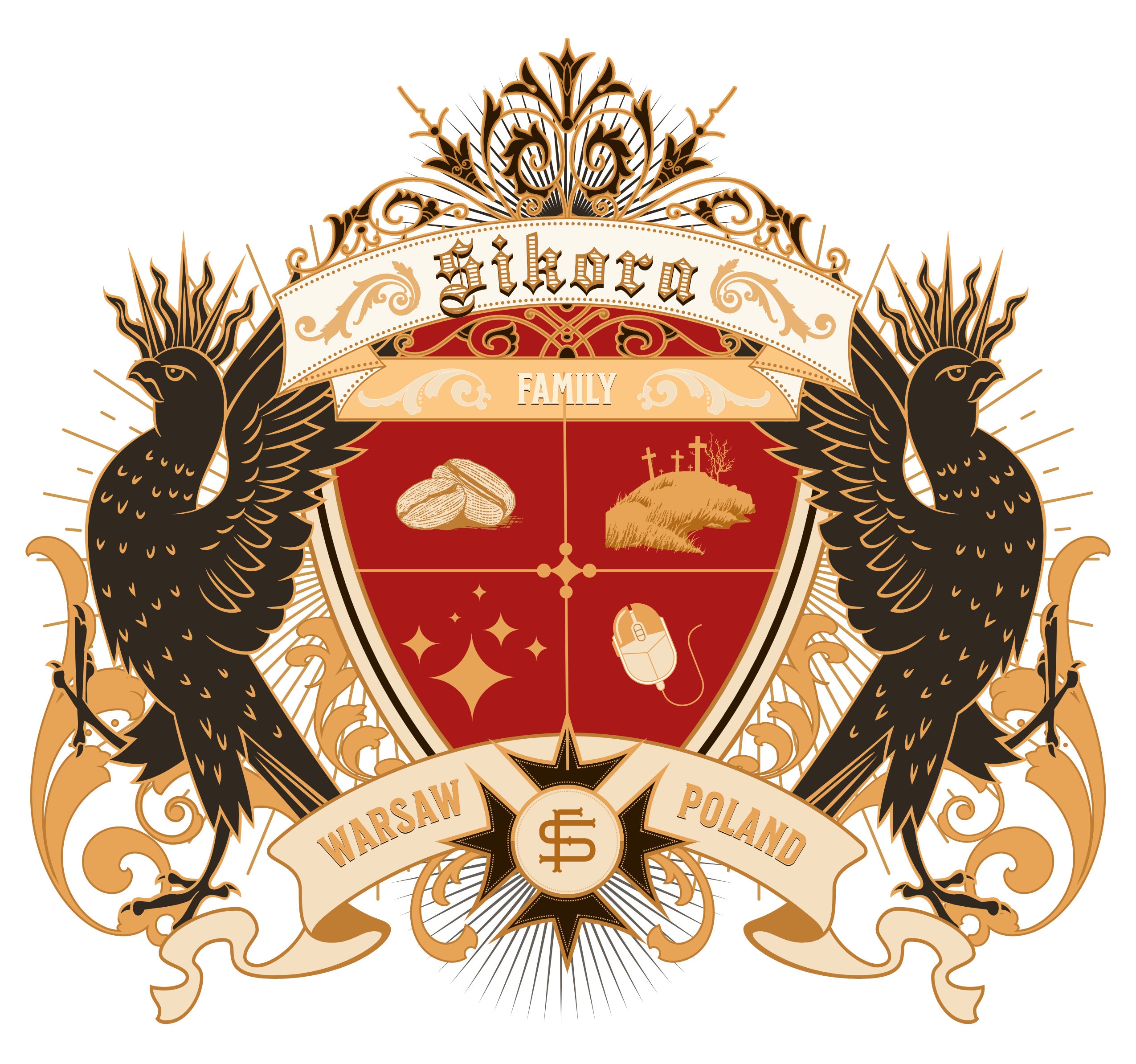 Family Crest Coat of Arms | Custom Logo Design | Family Crest Svg, Png ...