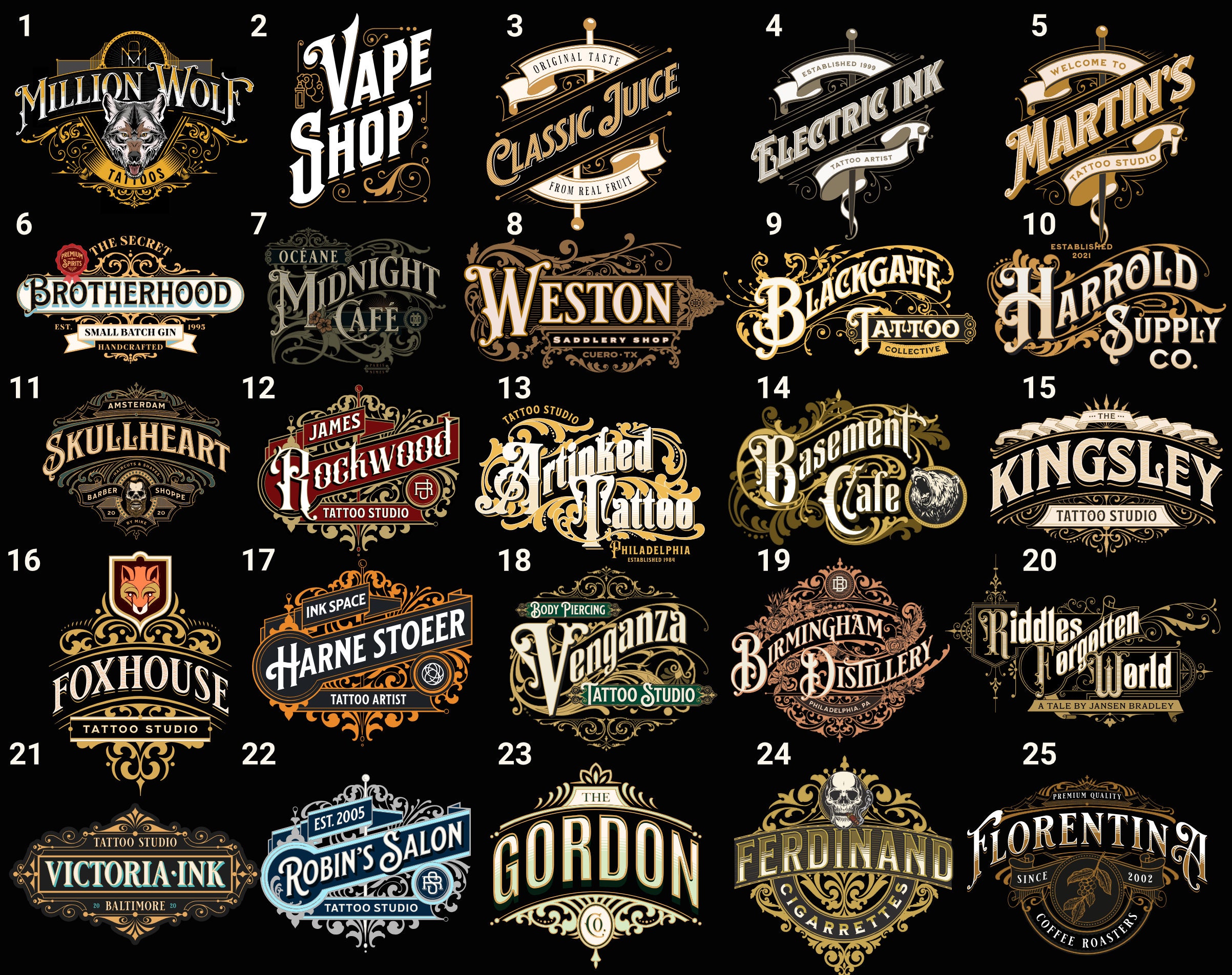 Tattoo Logos Designs