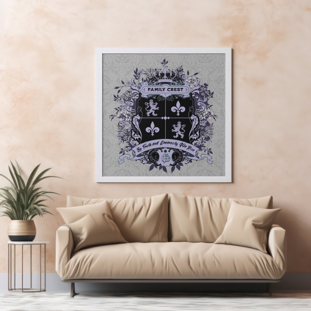 Custom Family Crest Design | Coat of Arms | Available in SVG, PNG, JPG ...