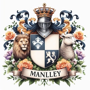 Creating Your Family Crest, Custom Family Crest, Custom Logo Design ...