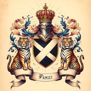 Creating Your Family Crest, Custom Family Crest, Designing and ...