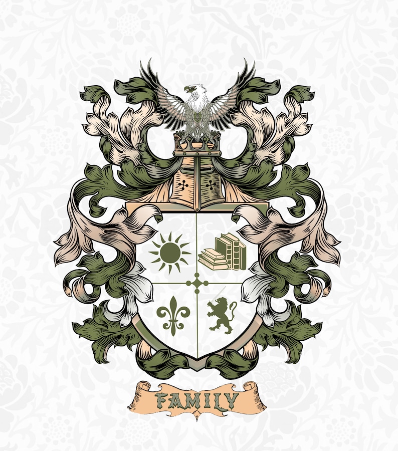 Custom Logo Design for Family Crest and Medieval Knight or Royal Family ...