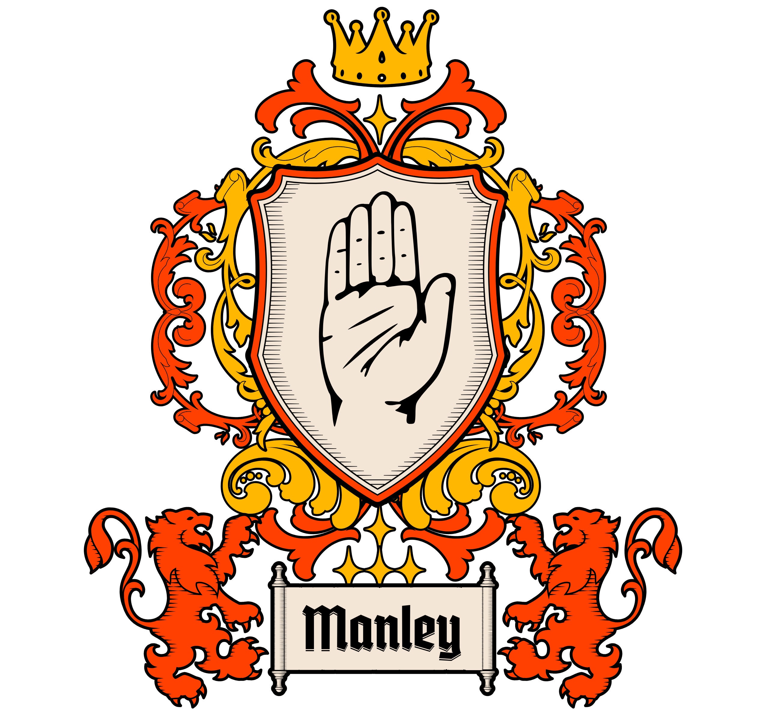 Custom Family Crest Logo Design | Coat of Arms (ai, Eps, Pdf, Jpg, Svg ...