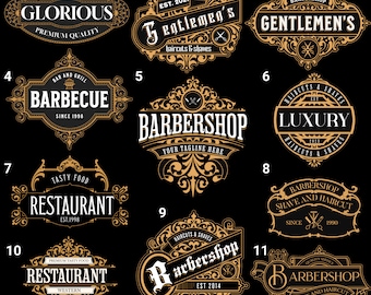 Custom Logo Designs Professional Logo Designer Victorian Style Logo Boutique Logo Design Vintage ...