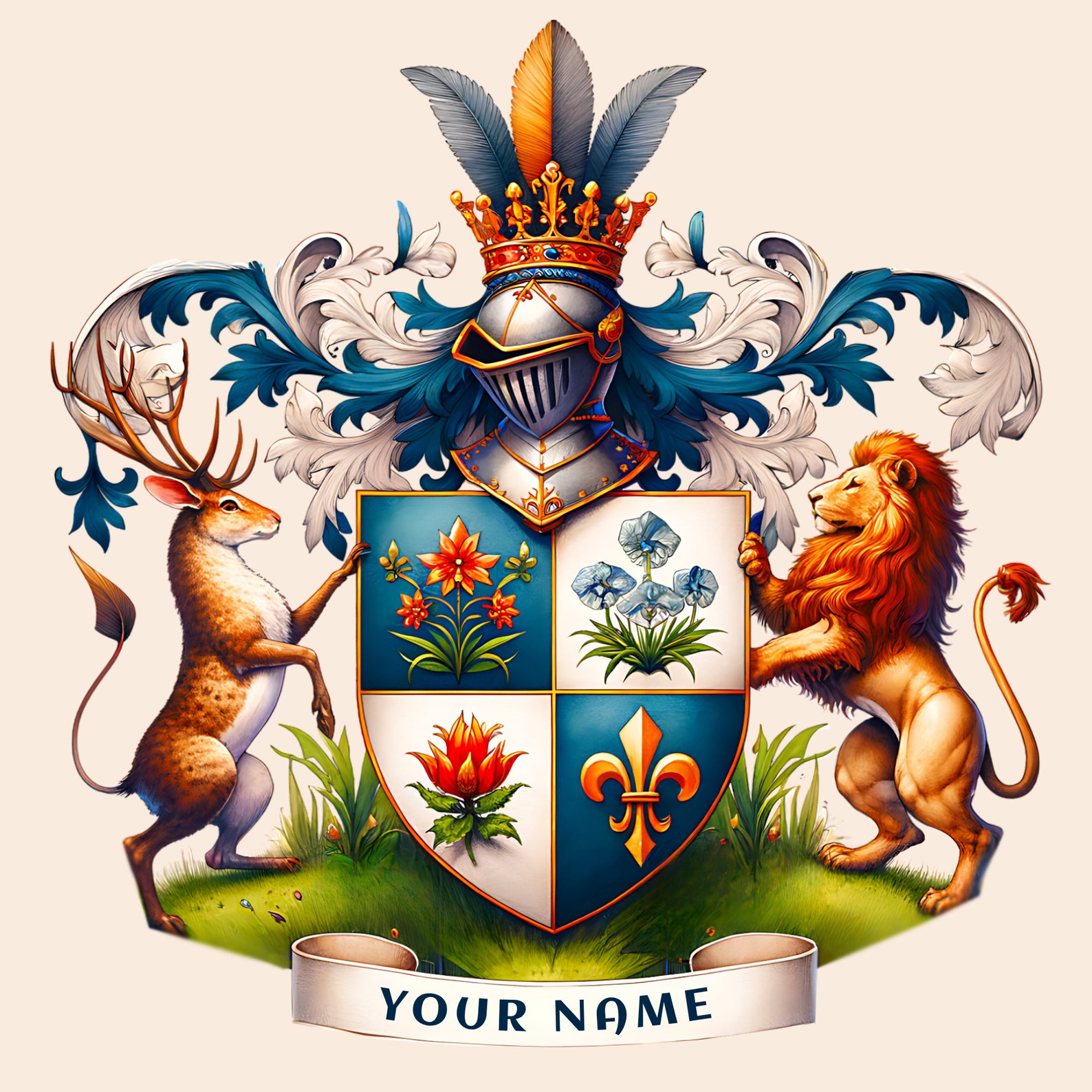 Family Crest,enhanced Family Crests With AI Unique Gift for Families ...