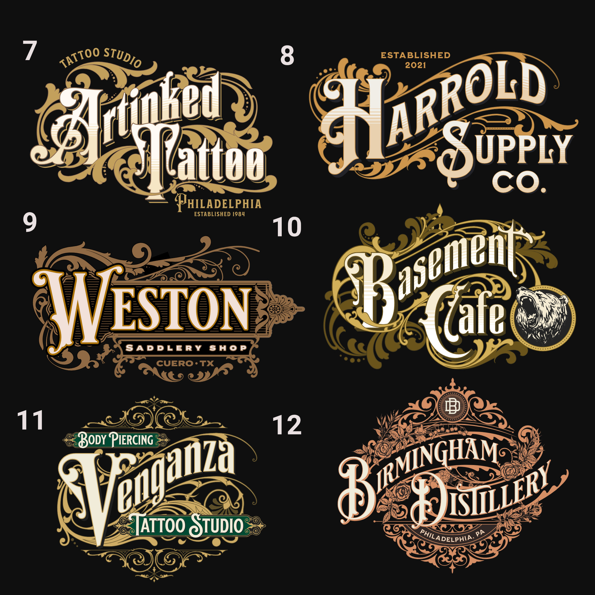 Custom Logo Designs ,professional Logo Designer - Victorian Style Logo - Boutique Logo Design ...